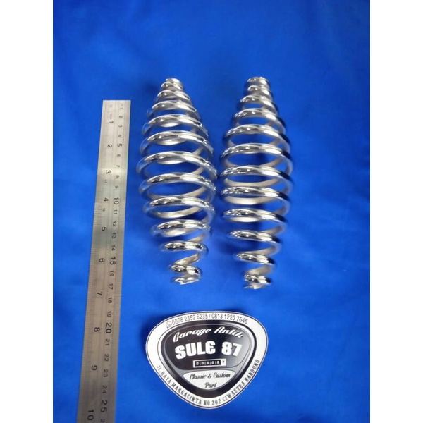 Jual Per jok spiral spring 17cm motor custom dan inggrisan BSA ARIEL ...