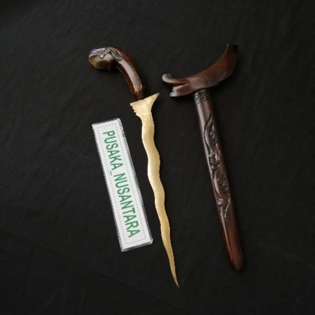 Jual Pisau keris kuningan motif motif ukiran besar | Shopee Indonesia