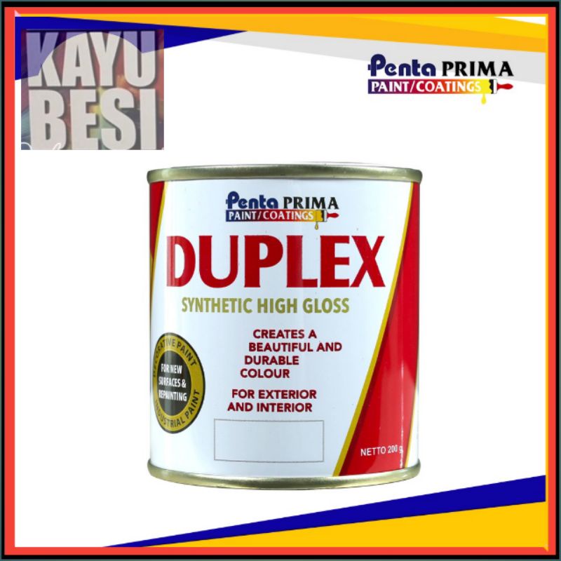 Jual CAT KAYU BESI 200 ML CAT MINYAK PENTA PRIMA HITAM MERAH PUTIH 200 ...
