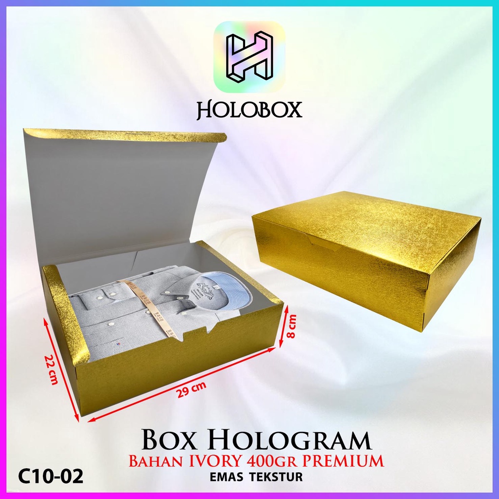 Jual Kotak Box Kado / Aesthetic Box / Box Hologram / Gift Box / Kotak ...