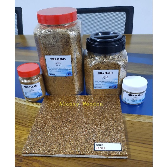Jual Serbuk Mica Flakes 500 gr ( ada 14 varian warna ) untuk membuat ...