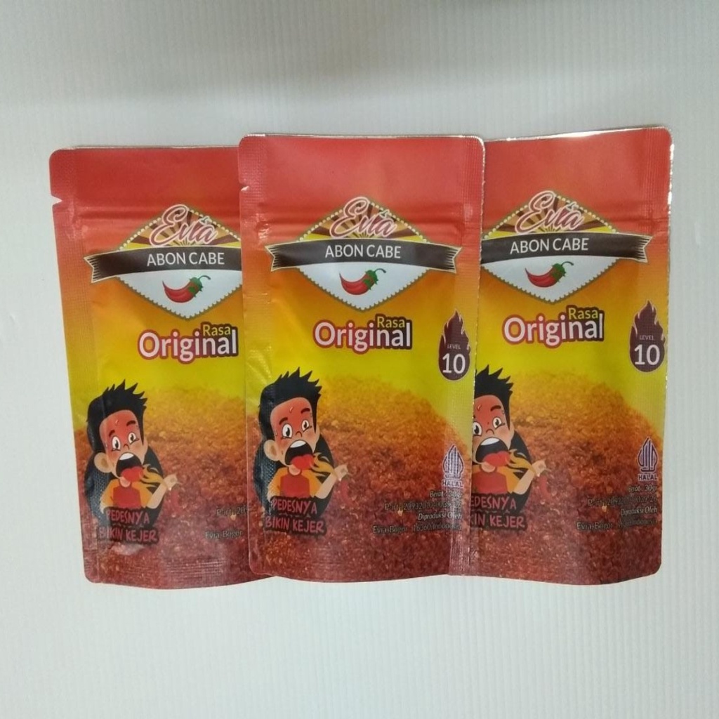 Jual Abon Cabe Bubuk Original Sambel Tabur Pedas Kemasan Pouch Praktis ...