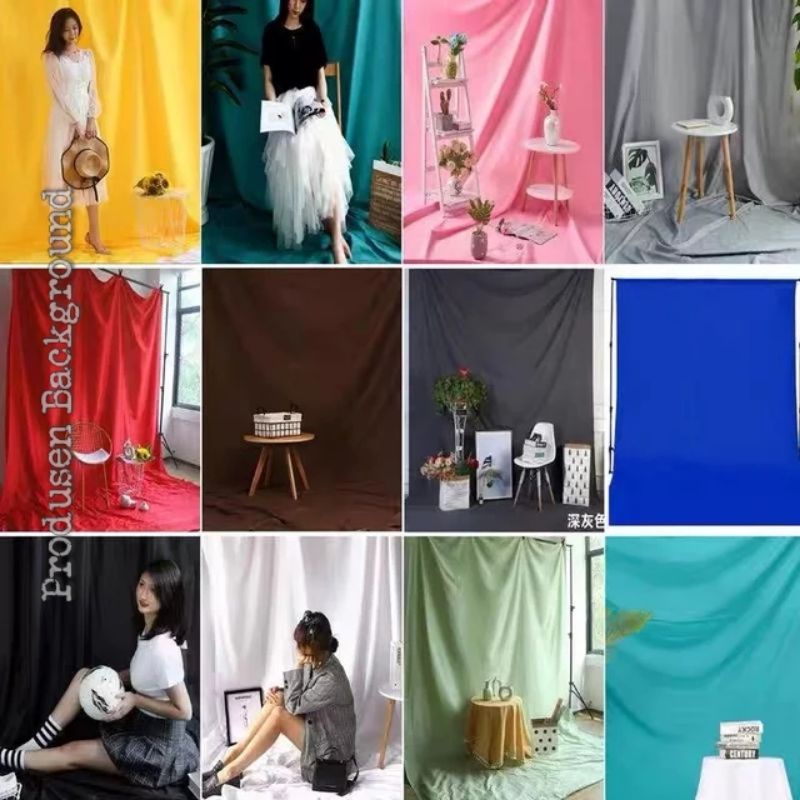 Jual Kain Background Polos Pas Photo Close Up Foto Produk Studio Photo ...