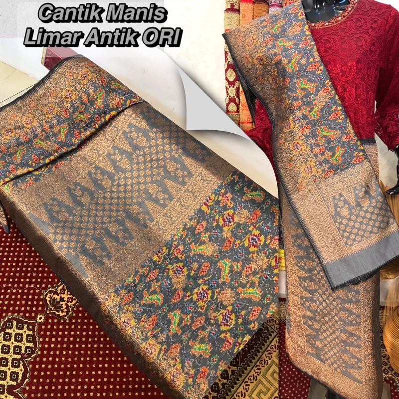 Jual SONGKET TENUN CANTIK MANIS LIMAR TEMBAGA ORI - ILHAM SONGKET ...