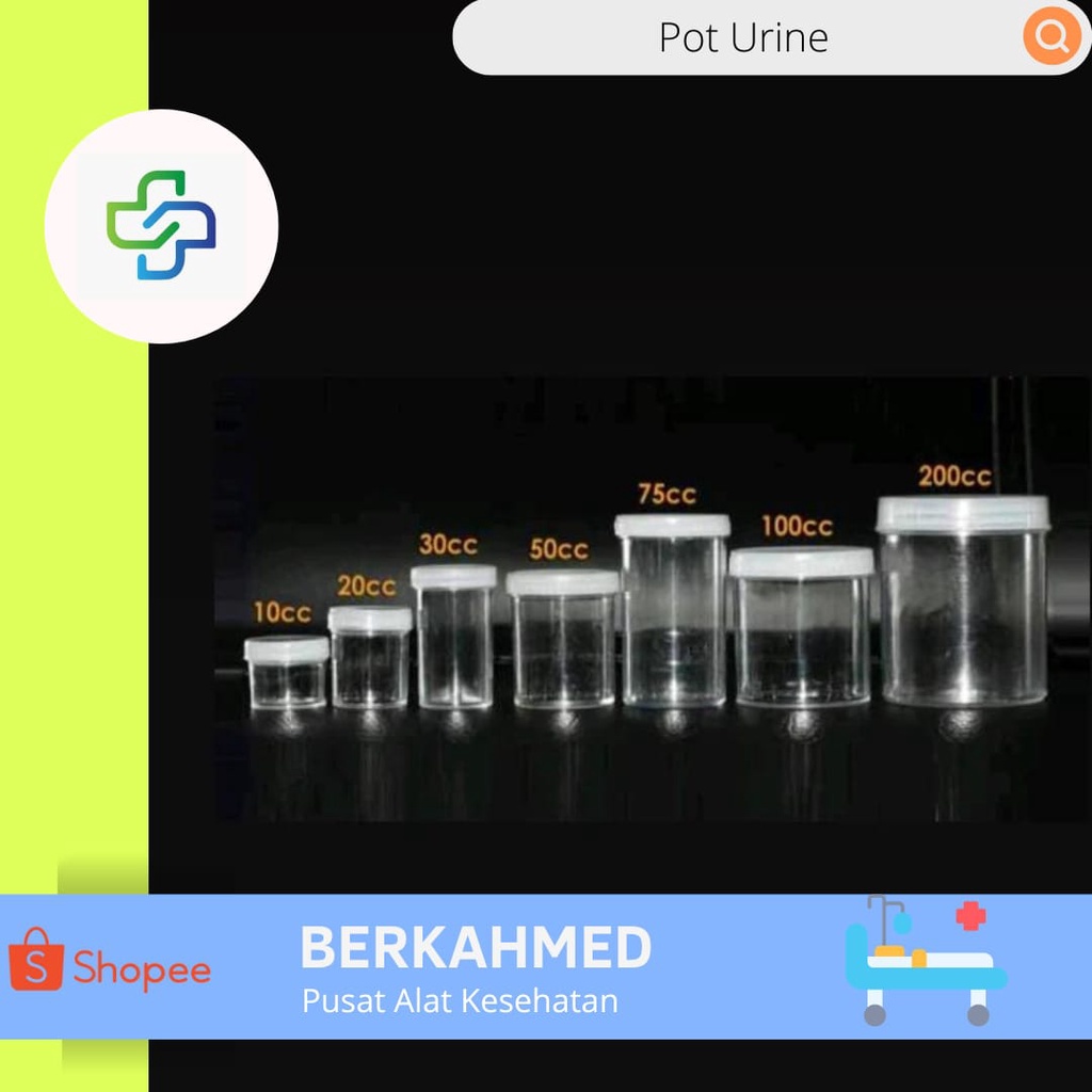 Jual Pot Urine Plastik /10cc 20cc 30cc 50 cc 100cc/ Pot Salep/Cup Urine /Per Pcs | Shopee Indonesia