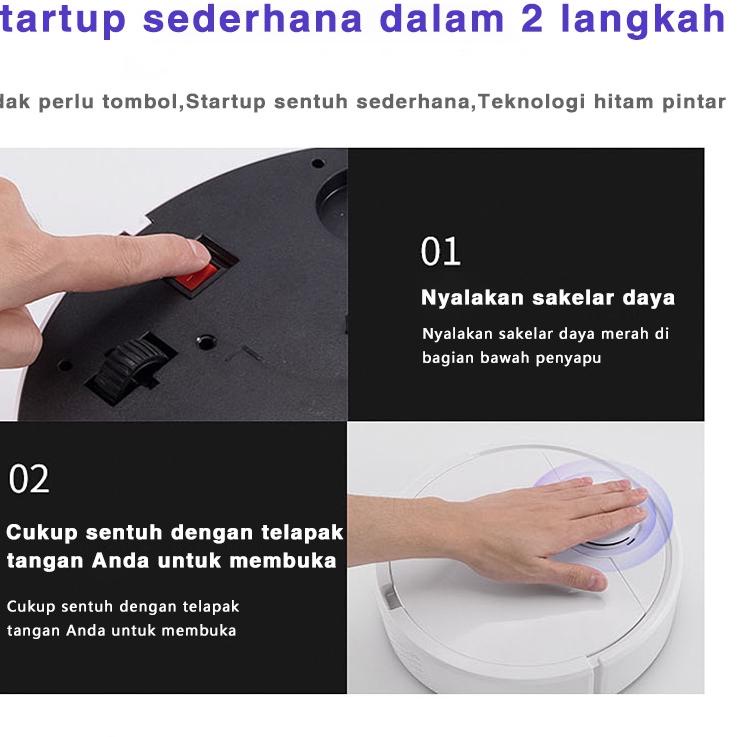 Jual Paling Diminati! Kadonio Penyedot debu Vacuum Robot Besar Sapu ...