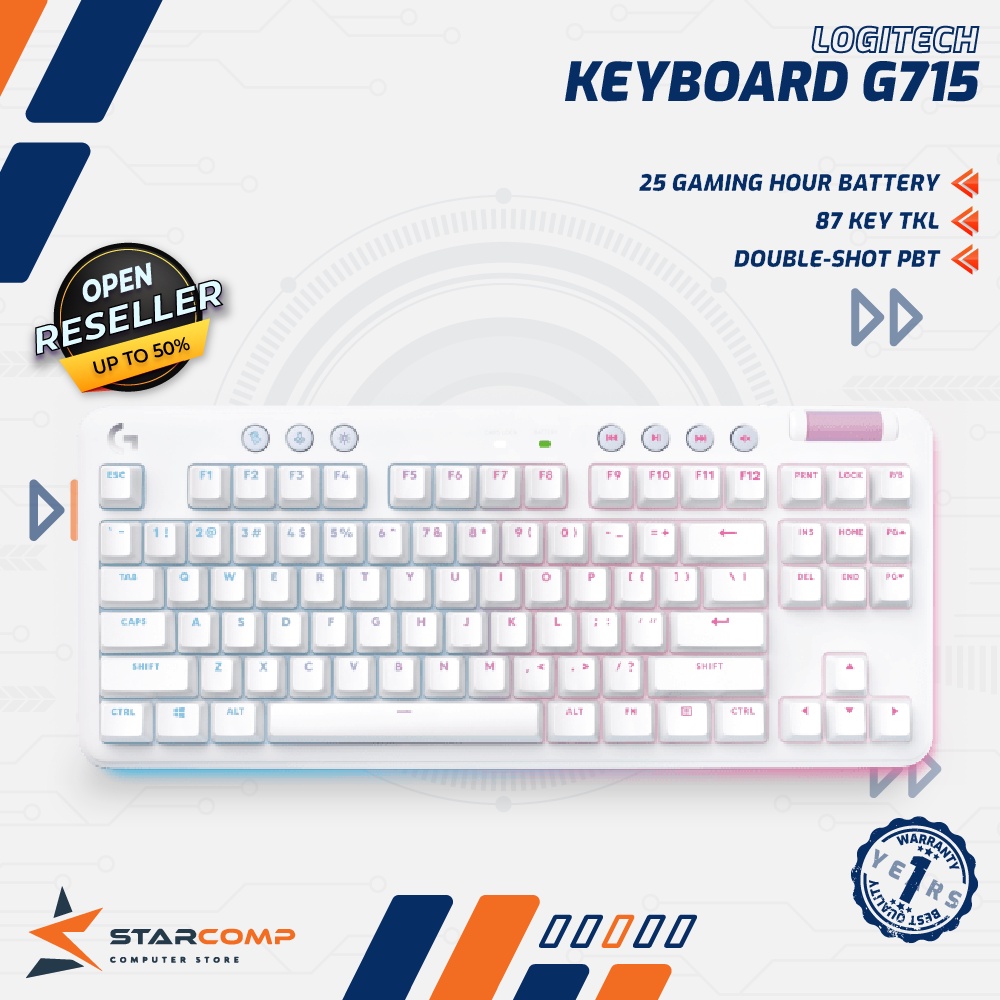 Jual Logitech G715 WIreless Gaming keyboard G-715 G 715 | Shopee Indonesia