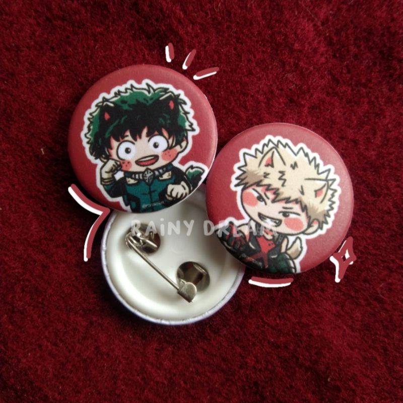 Jual MINI PIN FANMERCH ANIME BOKU NO HERO ACADEMIA MIDORIA IZUKU DEKU ...