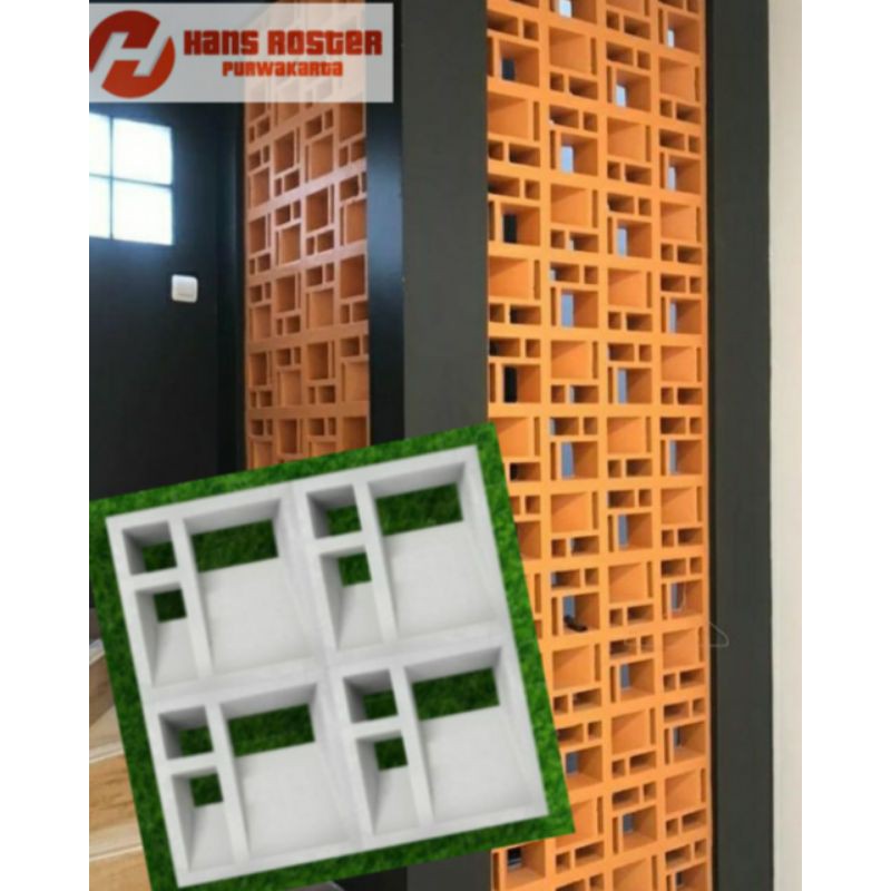 Jual Roster beton minimalis/lubang angin dinding dan pagar rumah/loster ...