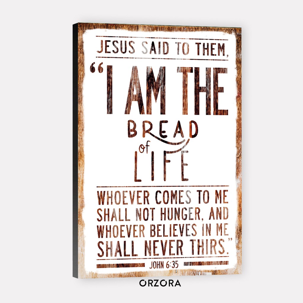 Jual Poster Rohani Kristen / Hiasan Vintage/Hiasan Dinding Kayu/Poster ...