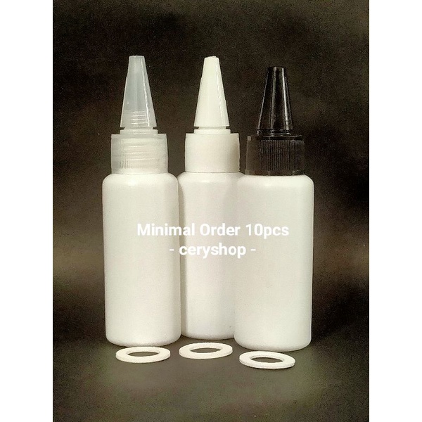 Jual BotoL HDPE Dove 60ml Tutup Kerucut Dengan PLug Neck 24 | Shopee Indonesia