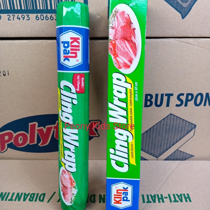 Jual cling wrap klin pak box dan Refill/klinpak wrapping pembungkus ...