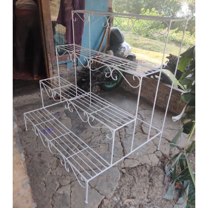 Jual Rak tangga 4 tingkat 1 meter | Shopee Indonesia