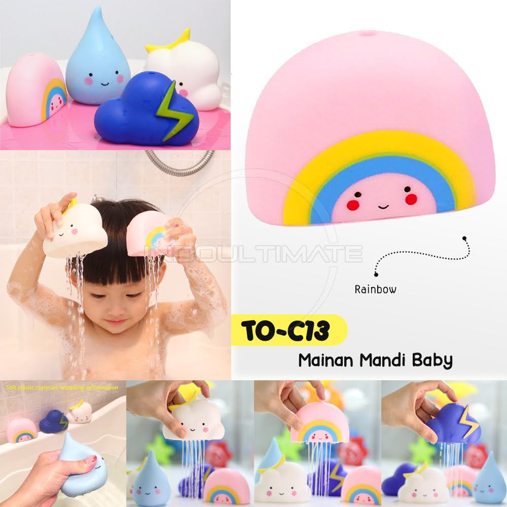 Jual TO-C13 Mainan mandi squishy anak spons mandi anak Mainan Mandi ...