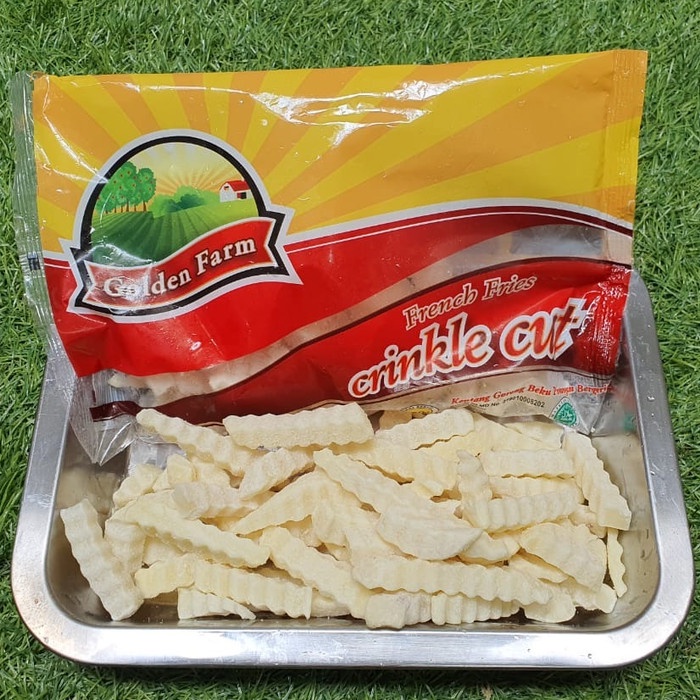 Jual GOLDEN FARM FRENCH FRIES CRINKLE CUT (pack 500gr) | Shopee Indonesia