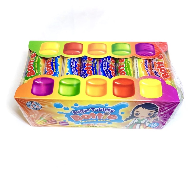 Jual Permen Keras Sugar Tablets BOTTIE ( 24 pcs x @ 14g ) | Shopee ...