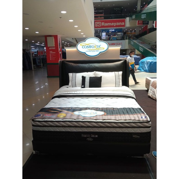 Jual SET / Kasur Comforta Perfect Dream Spring Bed LATEX 100/120/160/180/200 springbed 160x200 ...