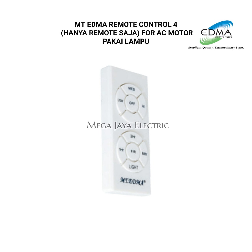 Jual MT EDMA REMOTE CONTROL 4 (HANYA REMOTE SAJA) / PAKAI LAMPU FOR AC ...