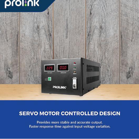 Jual Stabilizer Prolink Pvs10001Cd Avr Servo Motor Controlled 10000Va | Shopee Indonesia