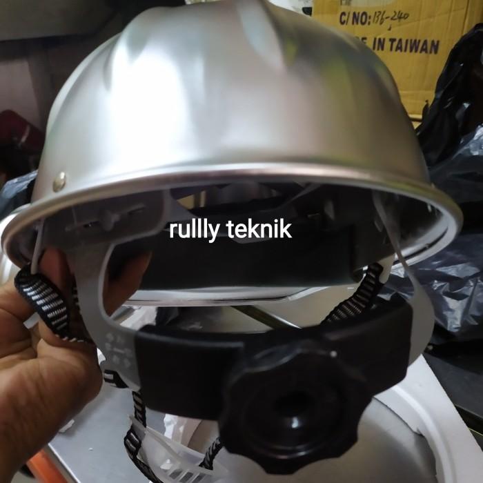 Jual Helm Proyek Alumunium Safety Silver/ Safety Helmet Alumunium ...