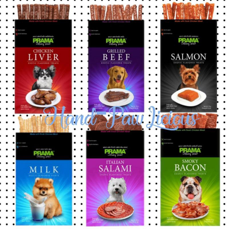 Jual PRAMA DOG SNACK FLAVOUR COLLECTION | Shopee Indonesia