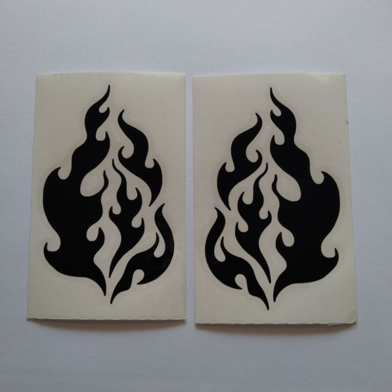 Jual Stiker/Sticker Cutting Motif Api 8 Keren | Shopee Indonesia