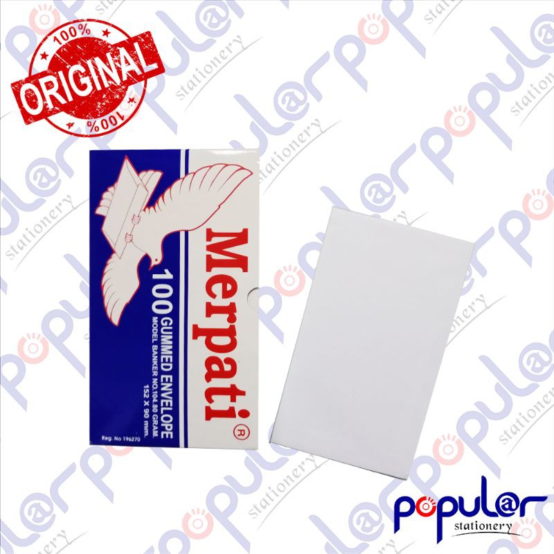 Jual Amplop Merpati 104 Tanggung Biru Tua 80 Gsm | Shopee Indonesia