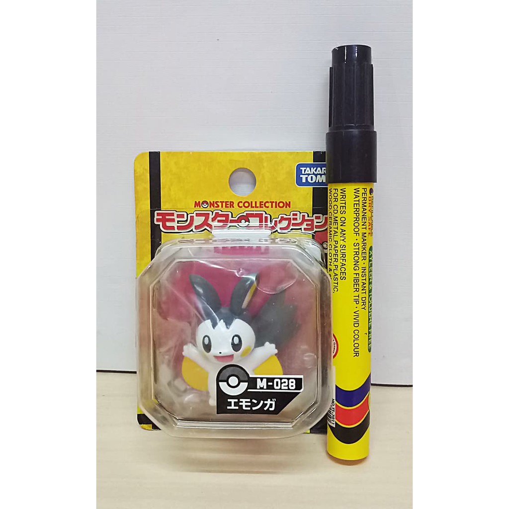 Jual pokemon Emonga Emolga takara tomy M-028 | Shopee Indonesia
