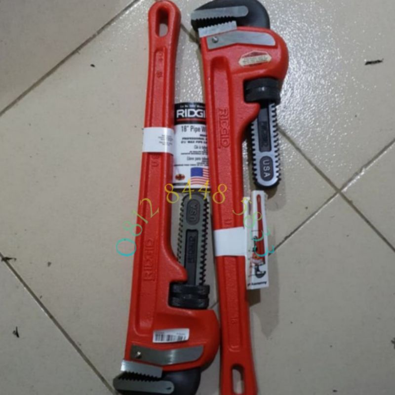 Jual size 24 inch RIDGID kunci pipa heavy duty RIDGID original | Shopee ...