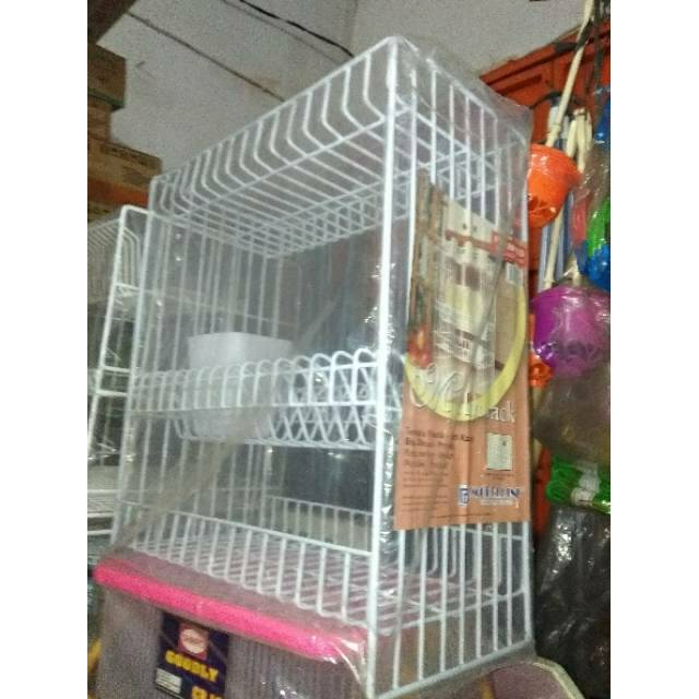 Jual Rak piring Modeline 3 2 Susun Kuat dan Kokoh plus tempat sendok ...