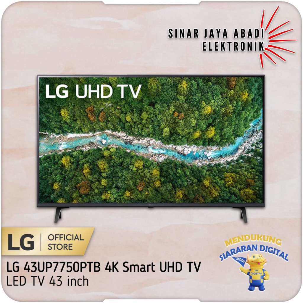 Jual LG 43UQ7500PSF Smart UHD TV [43 Inch/Smart AI ThinQ/Bluetooth/AI ...