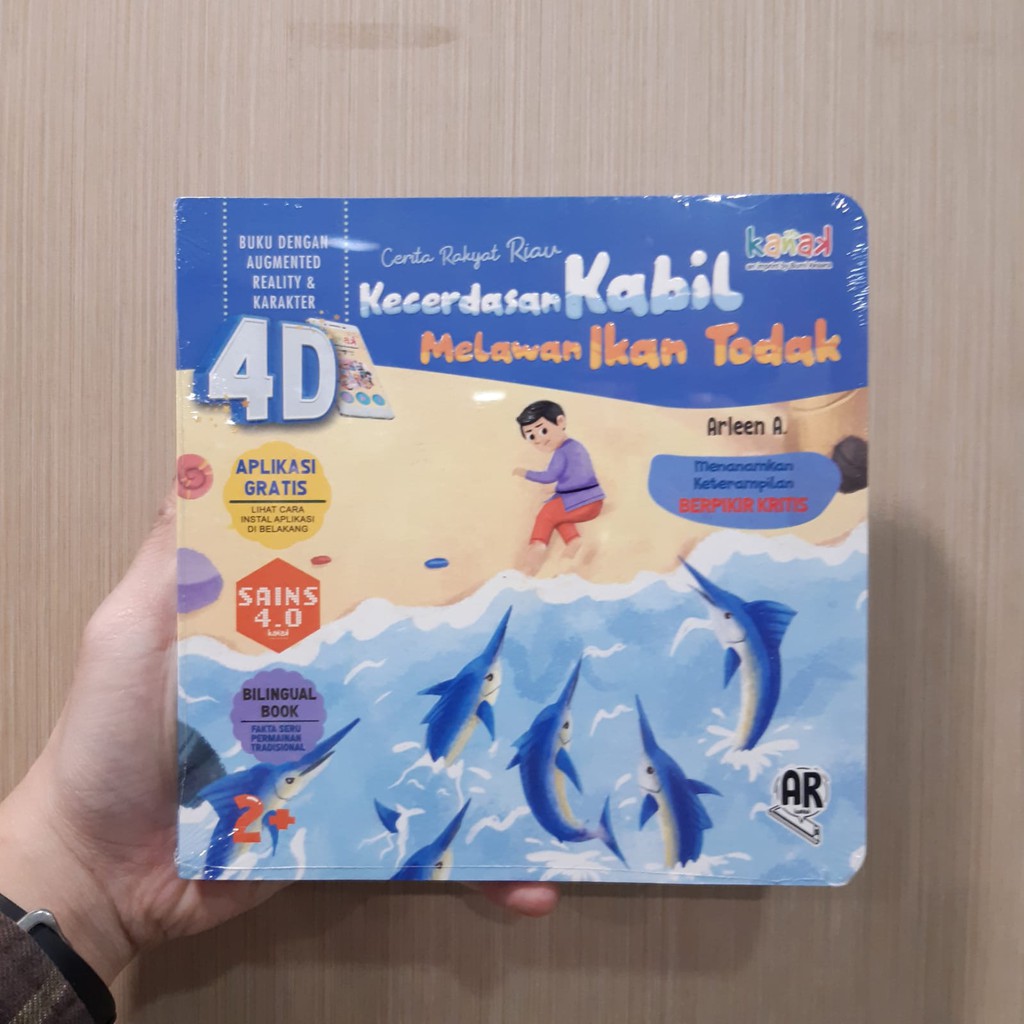 Jual Buku Anak Kecerdasan Kabil Melawan Ikan Todak 4D | Shopee Indonesia