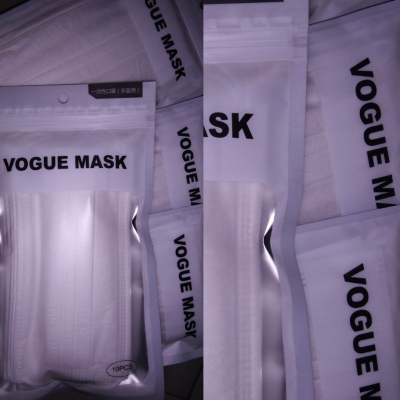 Jual VOGUE MASK : WHITE EDITION KPOP | Shopee Indonesia