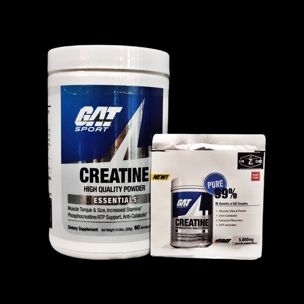 Jual GAT Creatine 300 gram Pharmaceutical Grade creatine monohydrate ...
