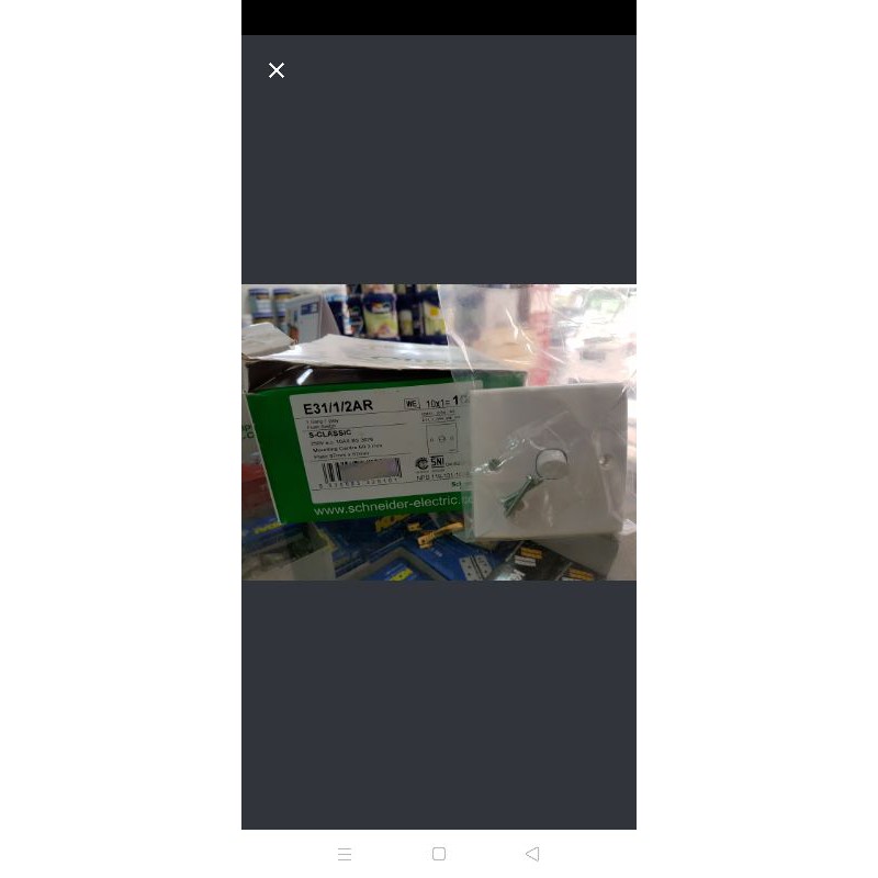 Jual saklar single classic schneider e31/1/2ar | Shopee Indonesia