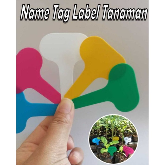 Jual Label Tanaman Penanda Tanaman Name Tag Tanaman Bentuk T Tahan Air dan Anti Robek | Shopee ...