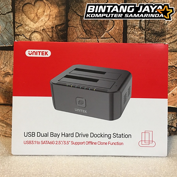 Jual Docking HDD UNITEK USB3.1 To SATA 6G 2.5"/3.5" Dual Docking ...