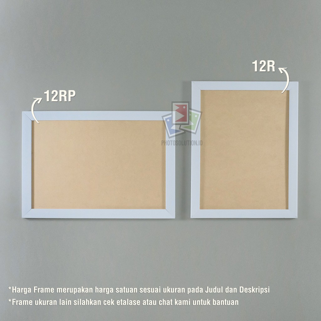 Jual Bingkai Foto 12R 12RP Minimalis TANPA KACA - Photo Frame FM3 ...