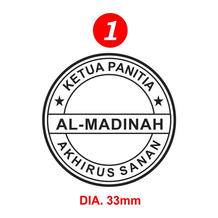 Jual Stempel Panitia / Ketua Panitia / Panitia HUT / Sekretaris Panitia ...