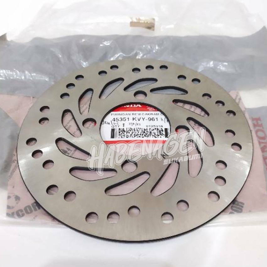Jual piringan cakram disk brake rem depan front all matic beat vario scoopy spacy karbu fi esp ...