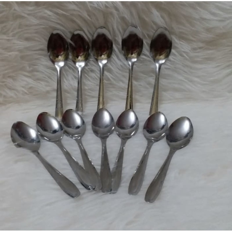 Jual [ 1 Lusin ] Sendok Stainless Polos | Shopee Indonesia