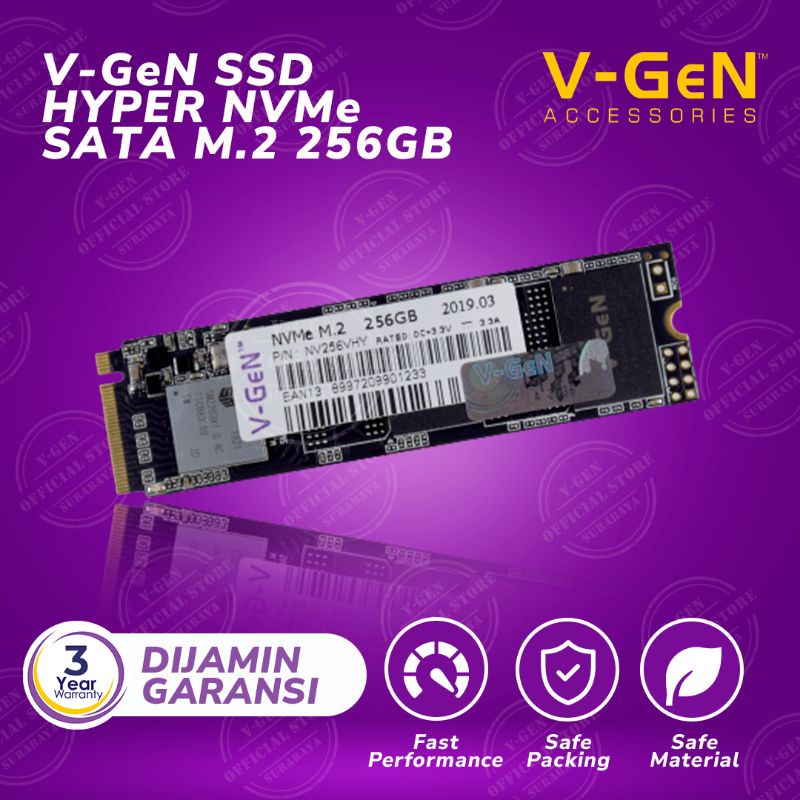 Jual SSD M.2 NVME 256GB V-GeN | Shopee Indonesia