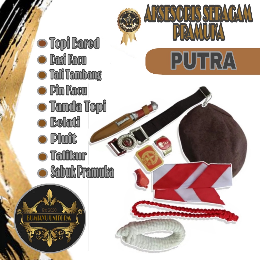 Jual Alat Perlengkapan Pramuka Anak Laki Laki Lengkap Sekolah SD ...