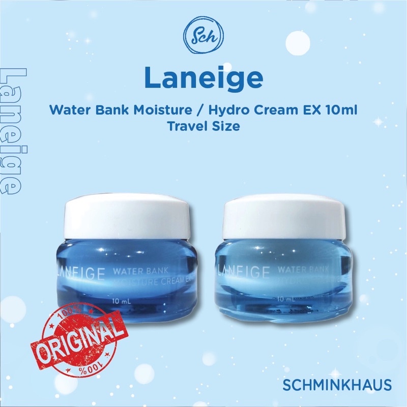Jual LANEIGE WATER BANK MOISTURE HYDRO CREAM EX 20ML | Shopee Indonesia