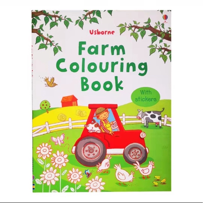 Jual FREE STICKERS Usborne First Colouring Book / Buku Mewarnai Anak ...
