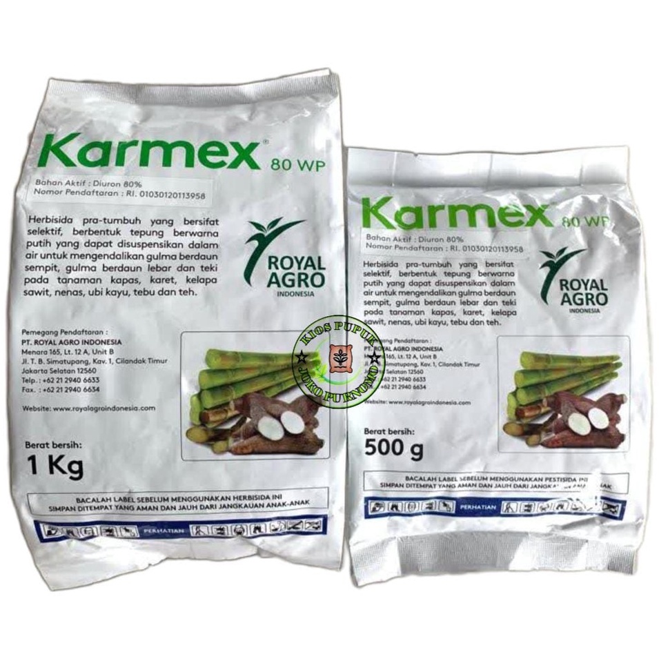 Jual Herbisida KARMEX 80wp 500GR - 1KG 100% Asli Dari ROYAL AGRO ...