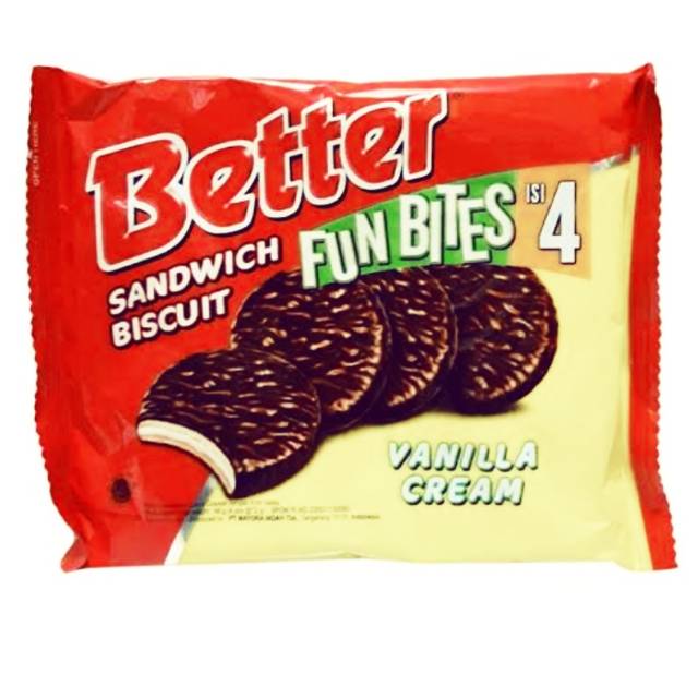 Jual Better fun bites sandwich biscuit - netto 48gr | Shopee Indonesia
