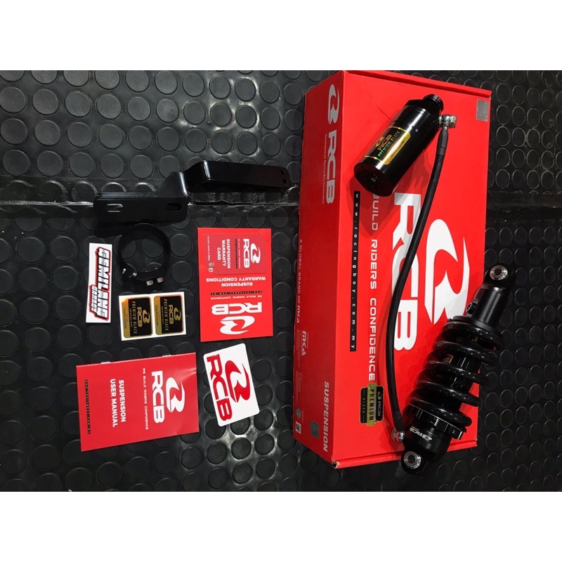 Jual shock rcb ninja rr 150 db2 Black series premium KRR | Shopee Indonesia
