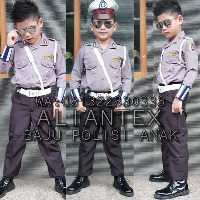 Jual baju polisi anak - 4-5 tahun | Shopee Indonesia