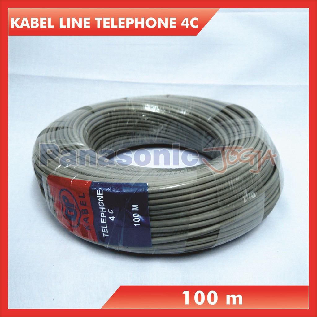 Jual KABEL LINE TELEPHONE 4C 100 m | Shopee Indonesia